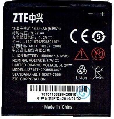 Bateria Bateria Li3715T42P3h504857 Zte N788 U830 V882 - Opinie i ceny ...