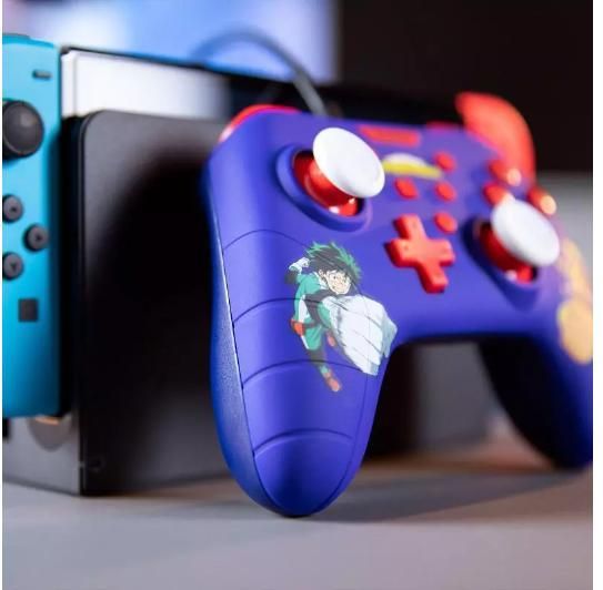 Gamepad Konix My Hero Academia do Nintendo Switch, PC KX-MHA-SW-PAD-BLU ...