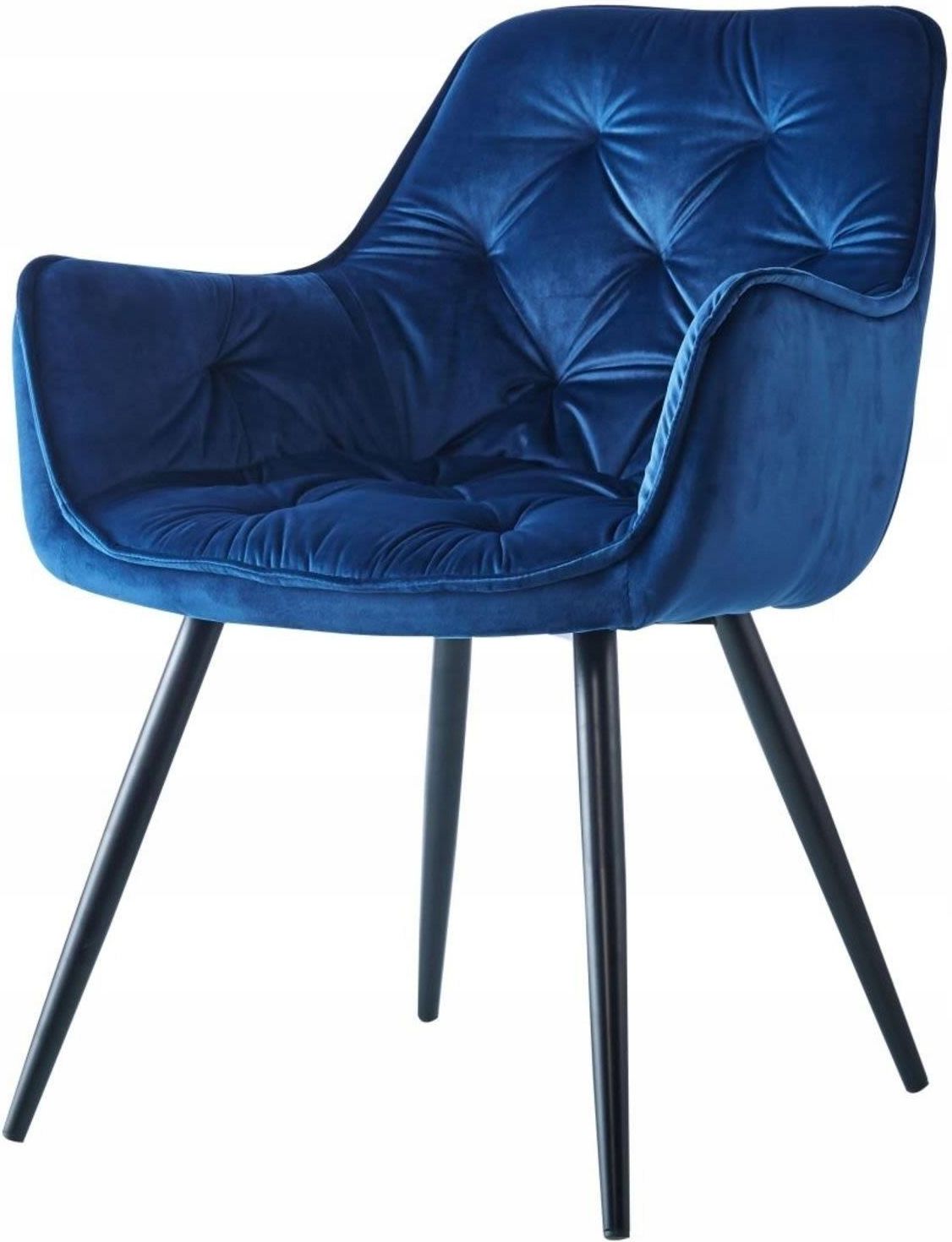 Furnitex Krzesło Hf 058 Velvet Granatowe Aksamit - Opinie i atrakcyjne ceny na Ceneo.pl