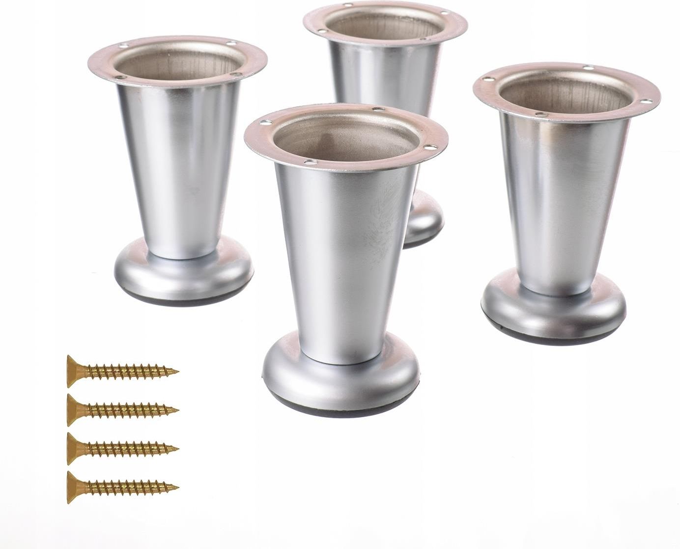 Nóżka Noga Stopka Meblowa Kielich H100 Alum 4Szt - Opinie i atrakcyjne ...