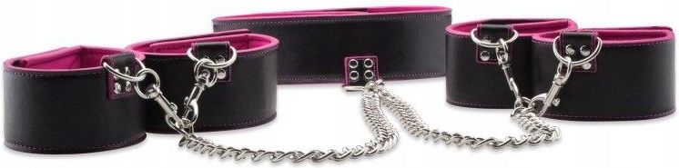 Ouch Reversible Collar / Wrist Ankle Cuffs Pink - Ceneo.pl