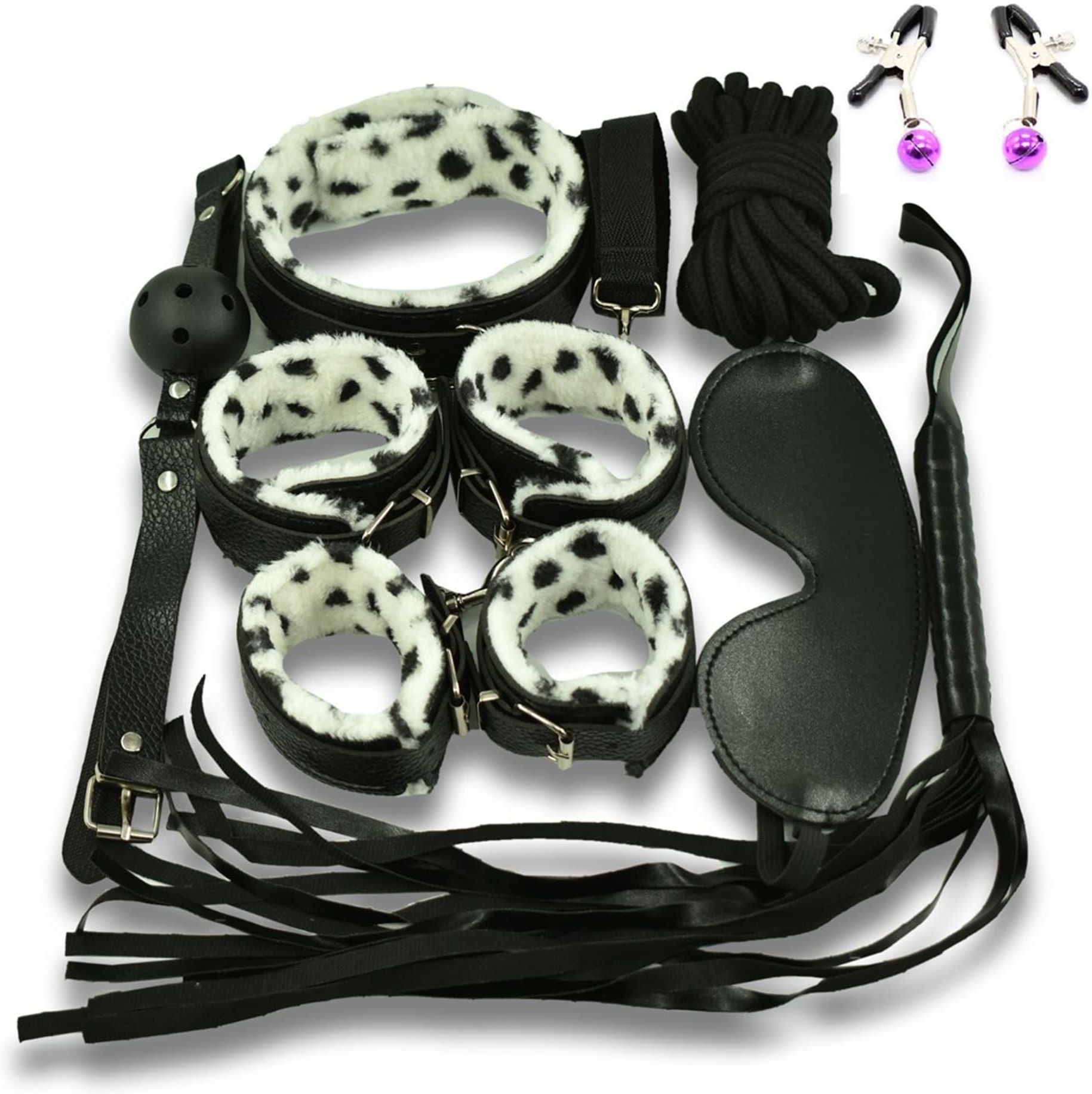 Guilty Toys Bdsm Set Crazy Moments 8 Pieces Black/White - Ceneo.pl