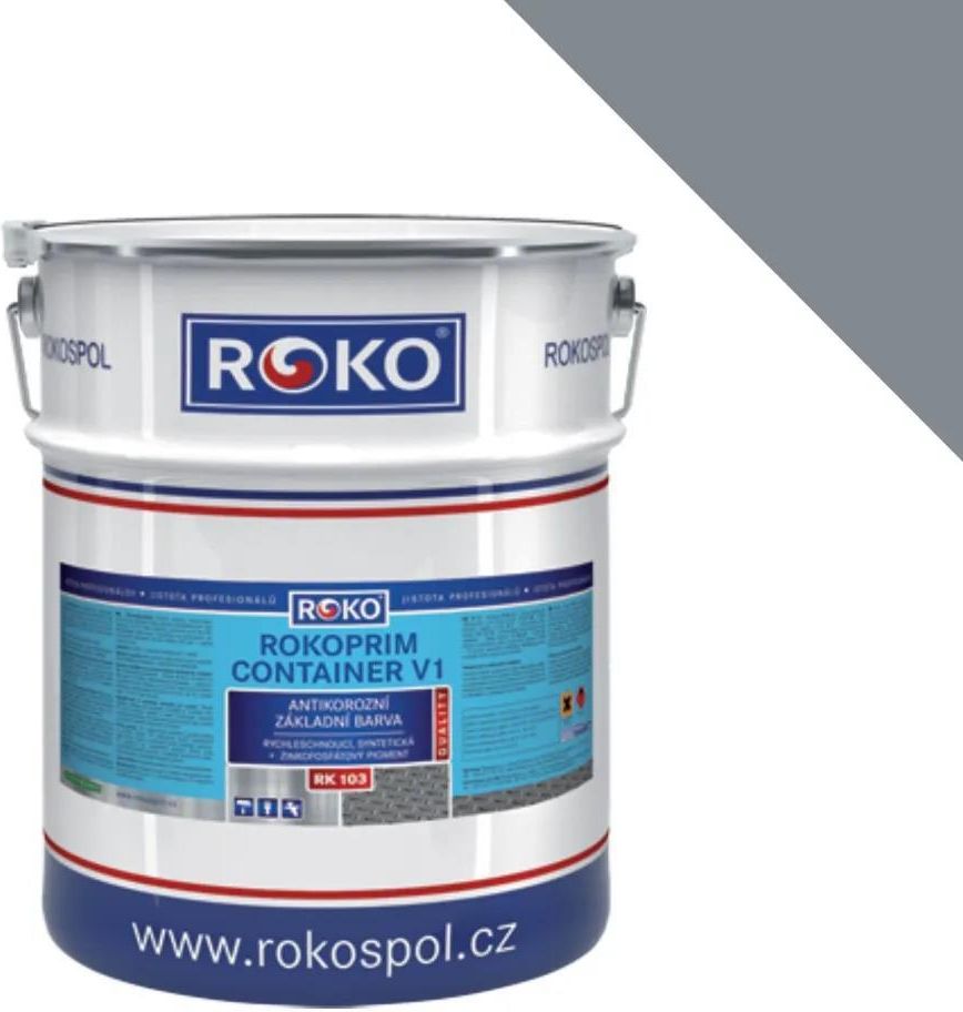 Farba Roko Rokoprim Container RK103 Popielaty 5kg - Opinie i ceny na ...