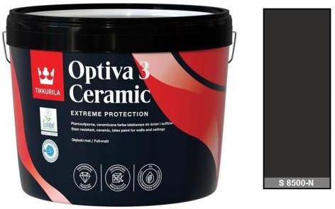Farba Tikkurila Optiva Ceramic Matt 3 9L Kolor S8500-N - Opinie i ceny ...