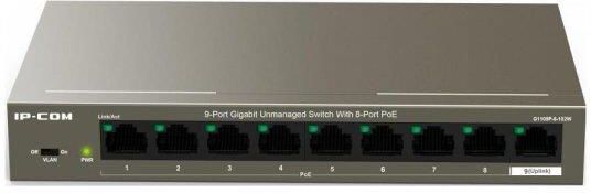 Ip-Com Switch Niezarządzalny G1109P-8-102W 9X 1Gbe Poe+ 102 W ...