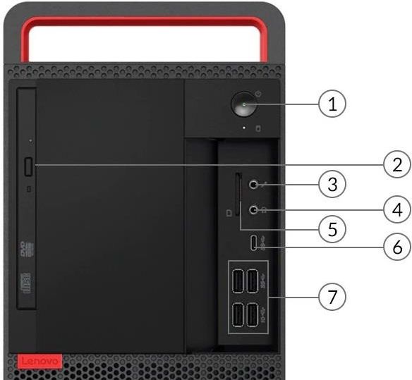 Lenovo ThinkCentre M920t i7 16GB 512SSD+2TB Radeon (10SGS24K00 ...