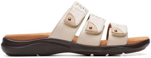 Sandały Clarks Kitly Walk kolor white leather 26172148 - Ceny i opinie ...
