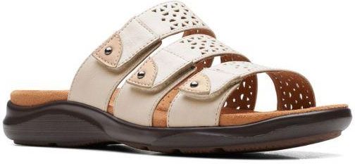 Sandały Clarks Kitly Walk kolor white leather 26172148 - Ceny i opinie ...