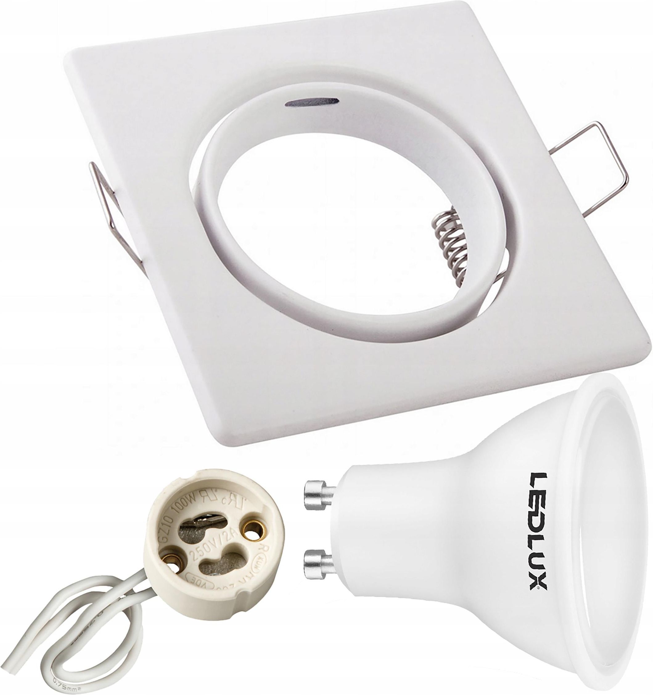 Led-Lux Oprawa Halogenowa Ruchoma Kwadrat Led Gu10 4,5W - Opinie i atrakcyjne ceny na Ceneo.pl