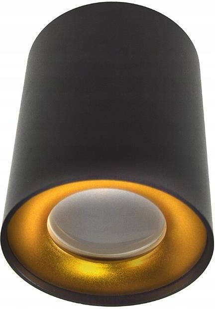 Brolux Tuba Sufitowa Spot Czarno-Złota Gu10 Okrągła - Opinie i ...