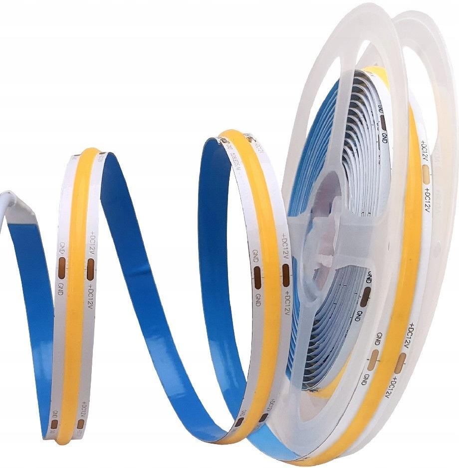 Led Expert Taśma Cob 12V 12W Jednolita 480 4000K 5M (Expert480Nw85M ...