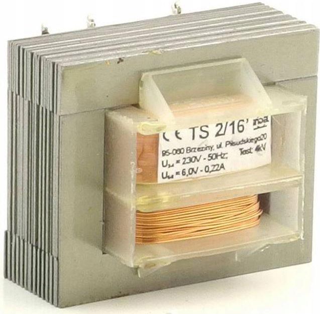 Indel Ts2/16 Transformator Sieciowy 6V 0,22A Moc 2Va (Ts216) - Opinie i atrakcyjne ceny na Ceneo.pl