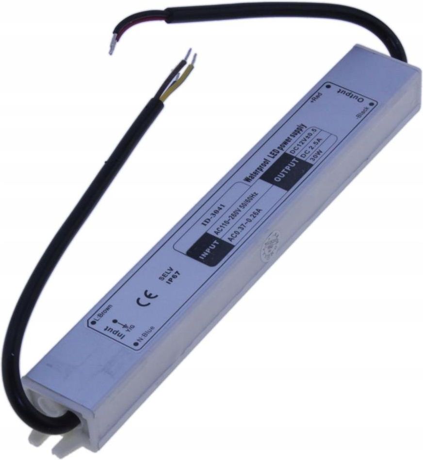 Led-One Zasilacz 12V 30W 2,5A Wodoodporny Do Taśm Led Ip67 (297 ...