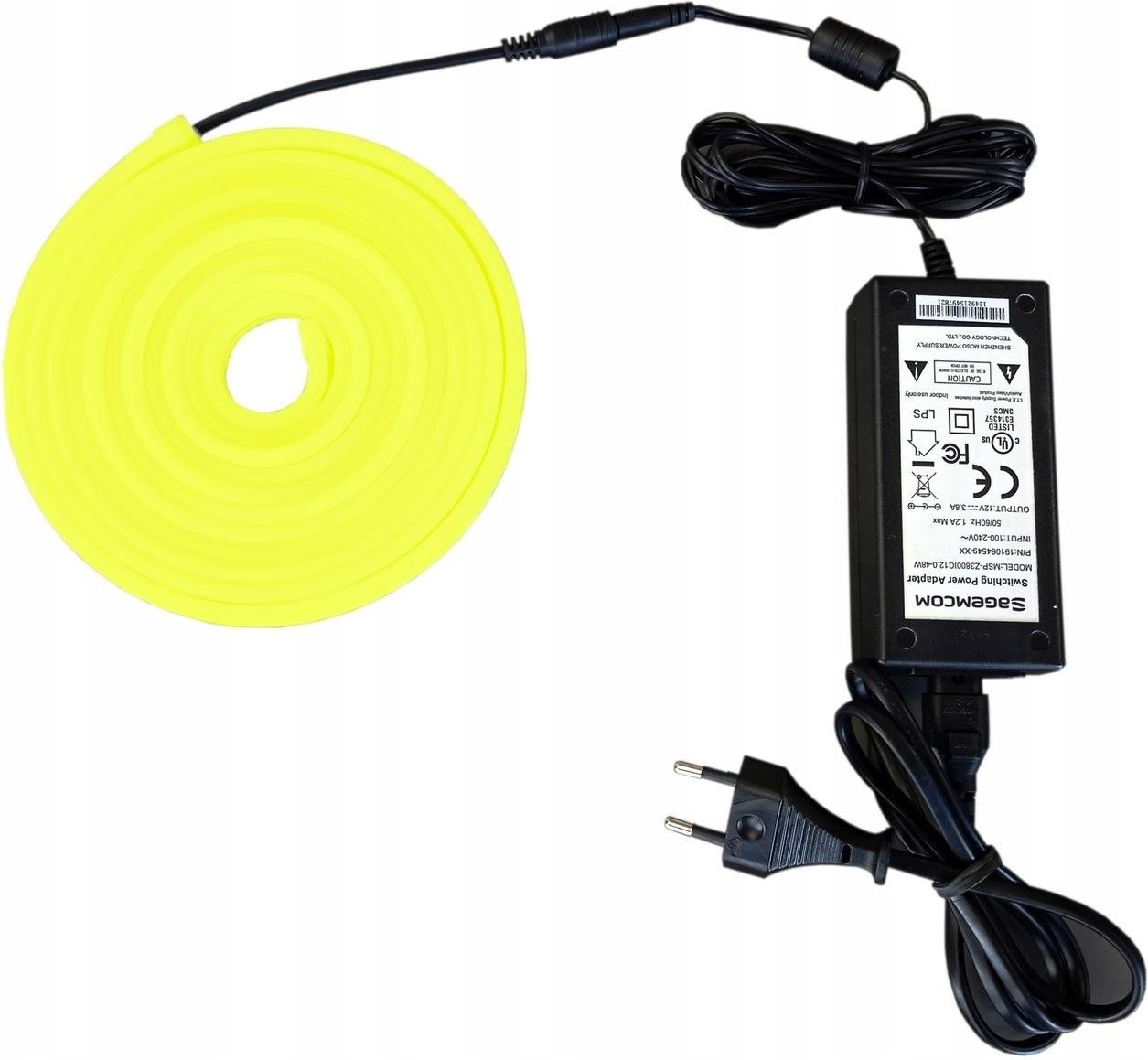 Media-Comp Zestaw Neon Flex Led 4M 8X16 Limonkowy - Opinie i atrakcyjne ...