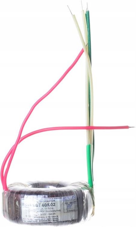 Indel Transformator Toroidalny Tst 60/002 2X12V-2X2.50A - Opinie i atrakcyjne ceny na Ceneo.pl