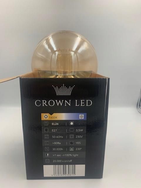 Crown Led Żarówka Dekoracyjna Duża 120 E27 230V 3,5W - Opinie i ...