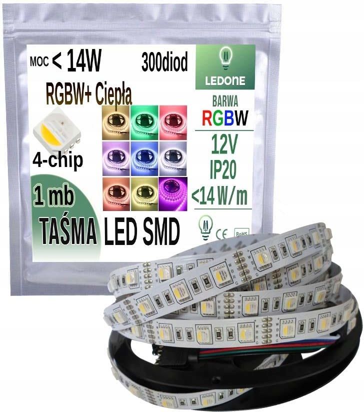 Led-One Taśma Led Premium Rgbw Ww 4In1 5050 Ip20 300D 1M - Opinie i ...