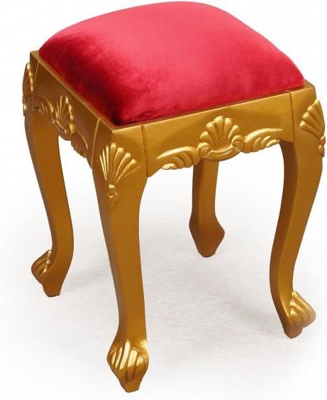 Złoty Taboret Rzeźbiony Ludwikowski 79208A - Opinie i atrakcyjne ceny ...