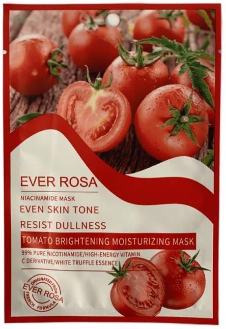 Maseczka Ever Rosa Rozświetlająca Maska Nawilżająca Z Niacynamidem ...