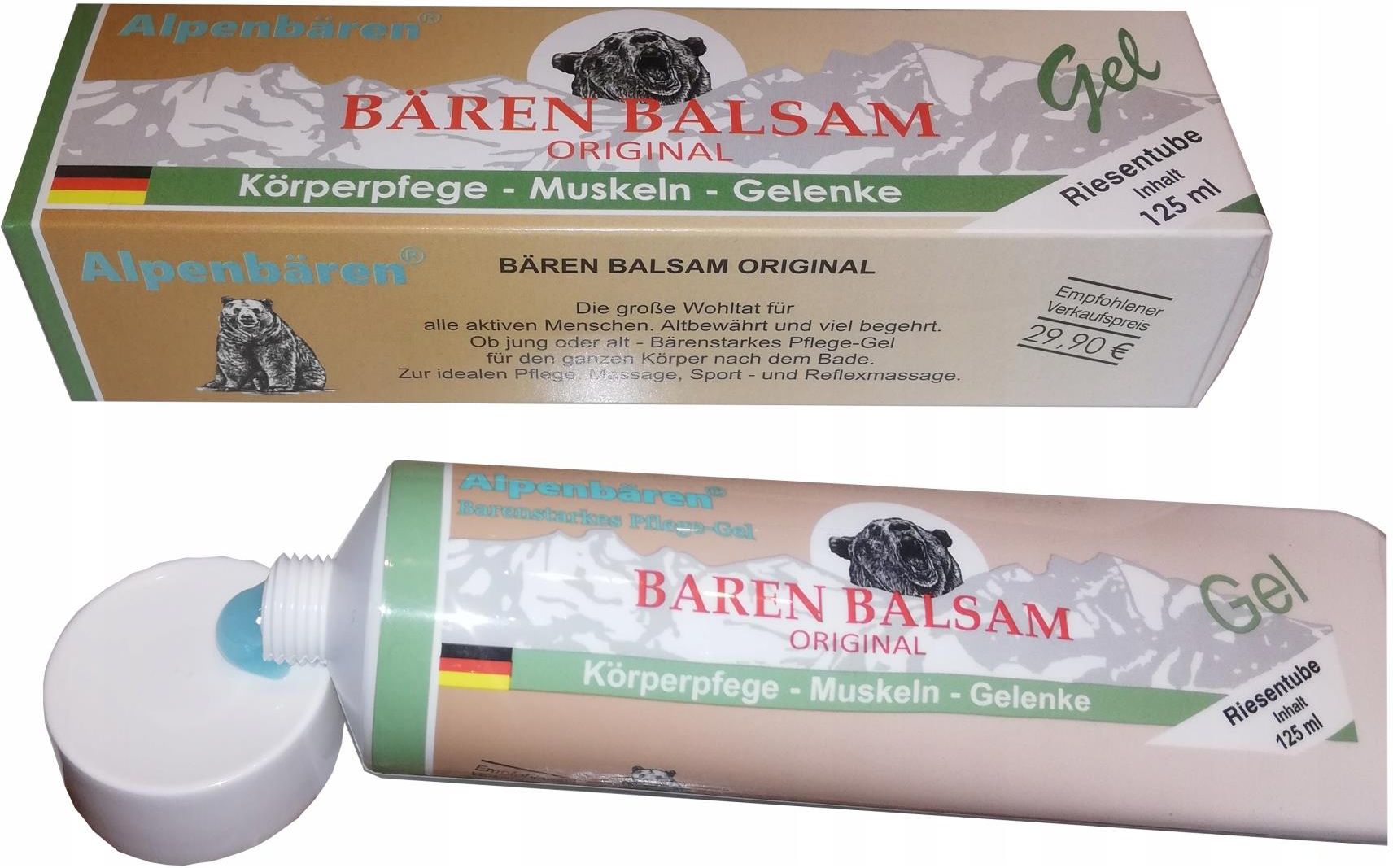 Preparat medycyny naturalnej Alpenbaren Baren Balsam Maść Mocna ...