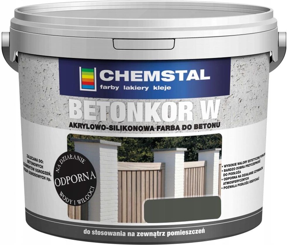 Farba Chemstal Betonkor Farba Do Betonu 3L Grafit - Opinie i ceny na ...