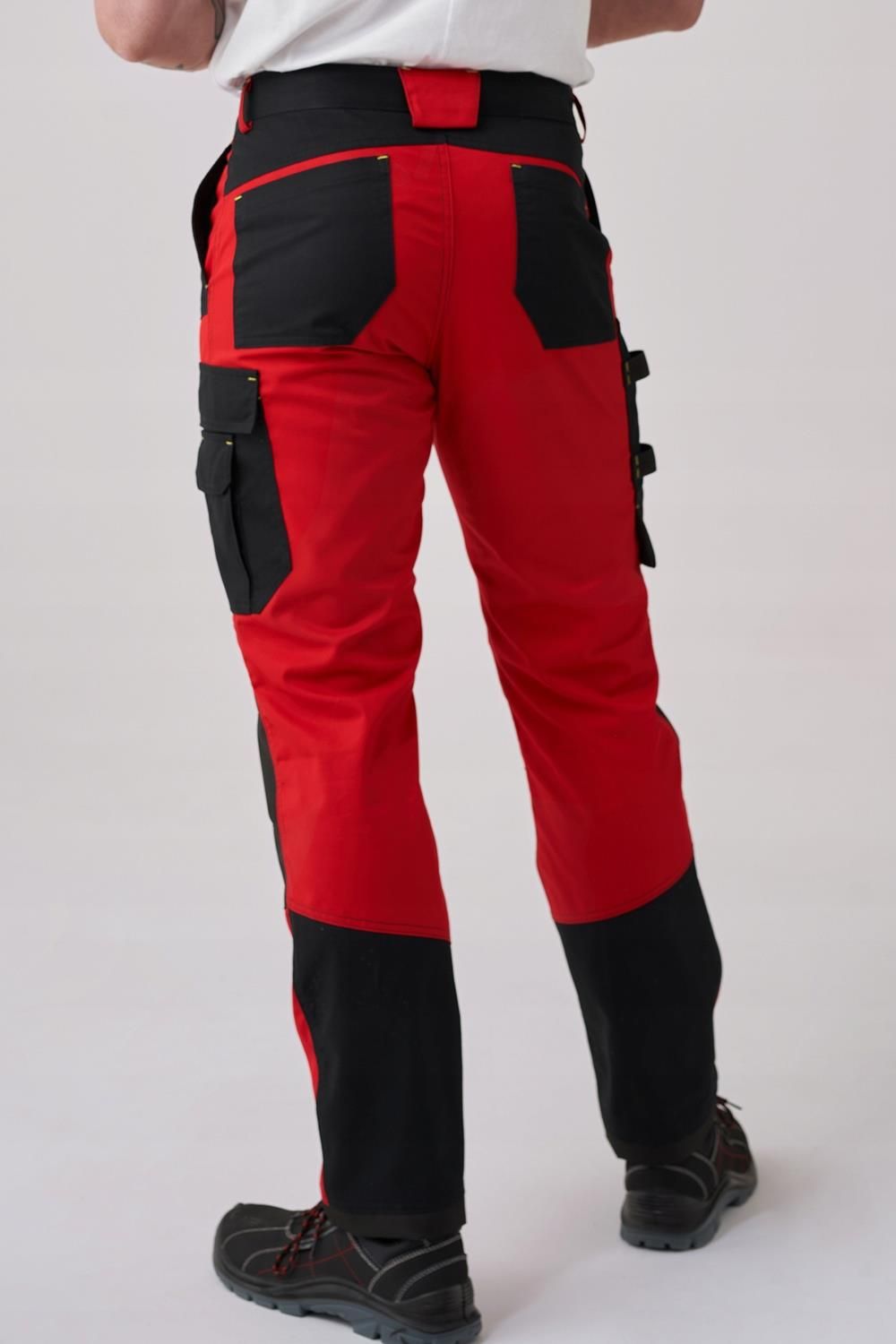 Fabor Workwear Spodnie Robocze Czerwono-Szare Fabor Srlw-Faw9 50 - Ceny ...