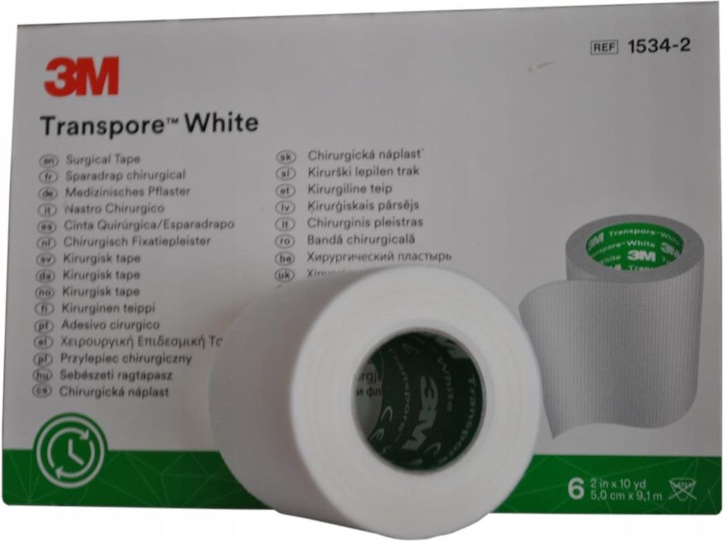 3M Transpore White Przylepiec 5Cm X 9,1M 1Szt. (15342) - Opinie i ceny ...