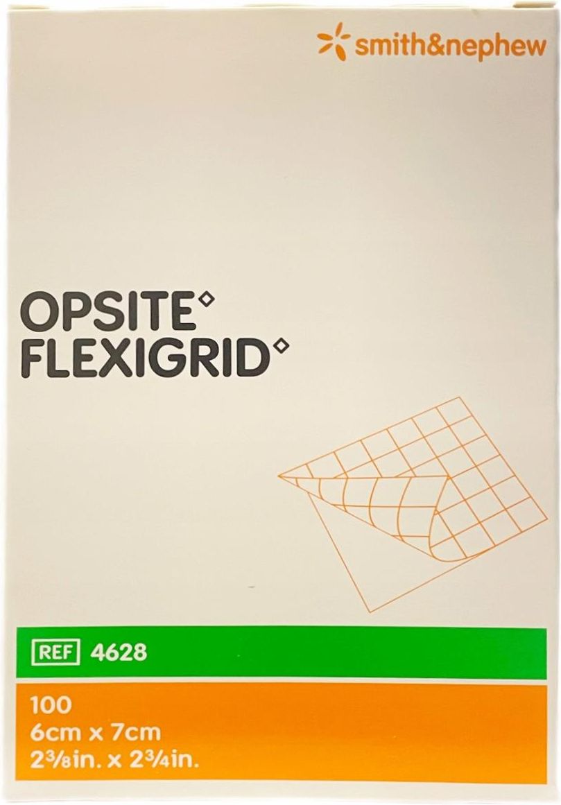 Smith&Nephew Opsite Flexigrid 6X7cm Opatrunek Foliowy 100 Szt (4628 ...