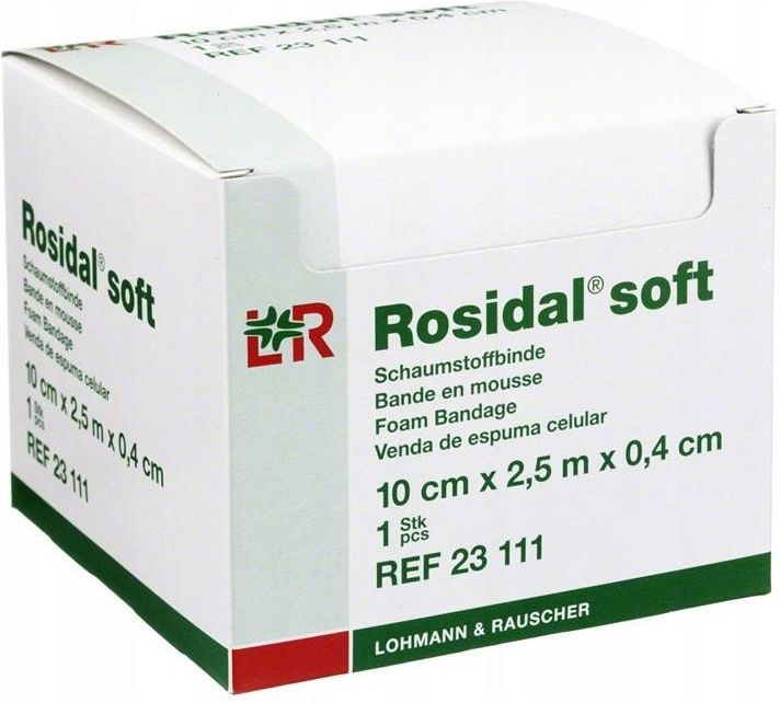 Lohmann & Rauscher Rosidal Soft Bandaż Piankowy 10Cm X 0,4Cm 2,5M ...