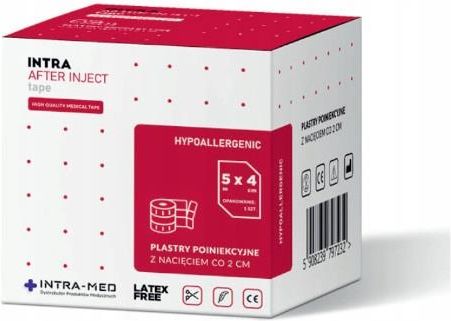 Intra-Med Plaster Poiniekcyjny Plastry Poiniekcyjne 5Mx4Cm 2 - Opinie i ...
