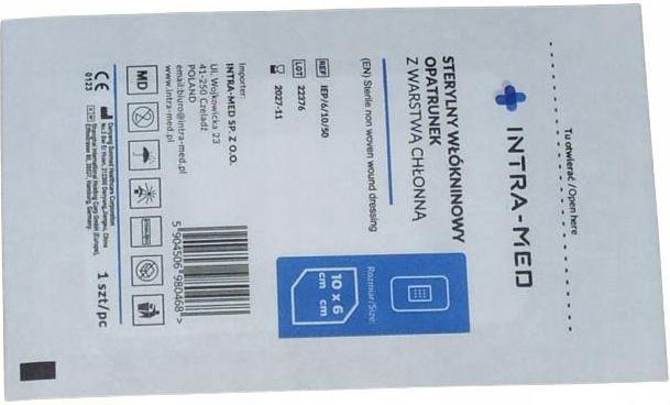 Intra-Med Plaster Włókninowy Przylepiec 10X6Cm (Iep61050) - Opinie i ...