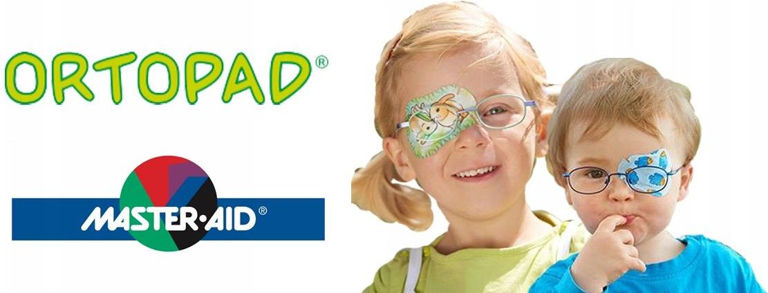 Ortopad Master Aid Girl Dziewczynka Plastry Na Oko Regular 50szt ...