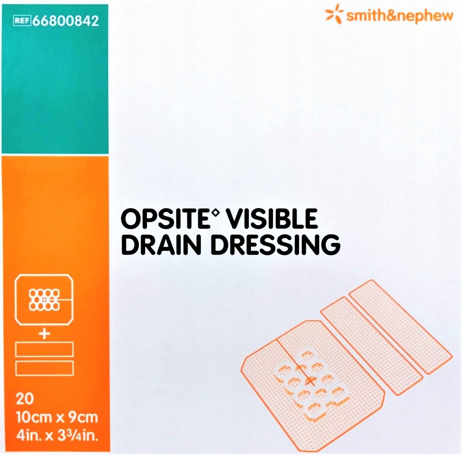 Smith&Nephew Opatrunek Opsite Visible Drain Dressing 1Szt. (66800842 ...