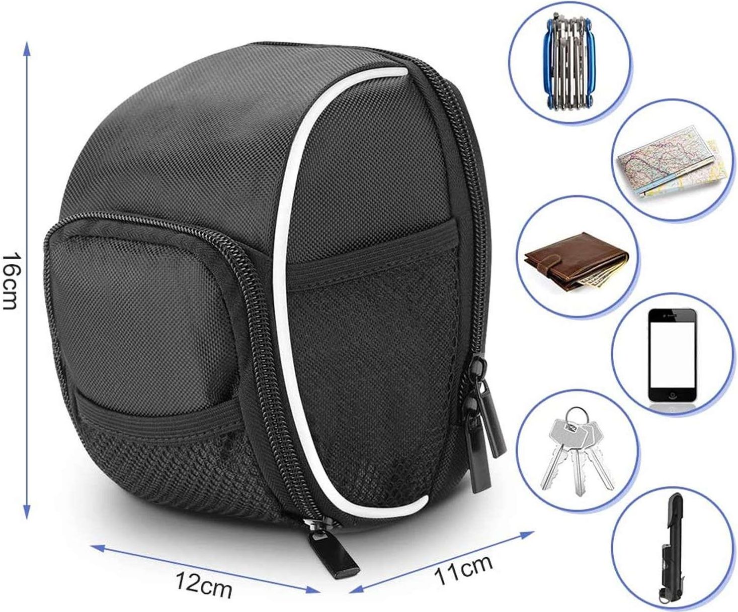 Etui Torba Rowerowa Na Kierownicę Sakwa Na Rower Hulajnogę Uchwyt ...