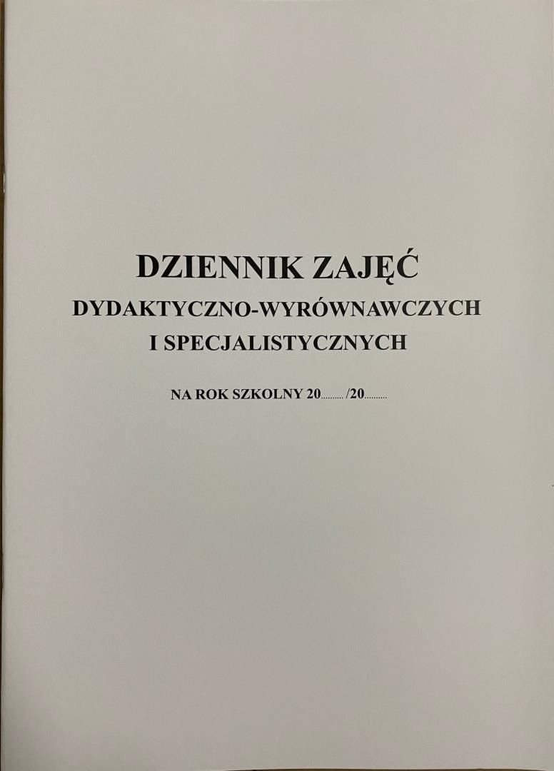 Dziennik Zajęć Dydaktyczno-Wyrównawczych I Specjalistycznych Id-Dzd-Ws ...