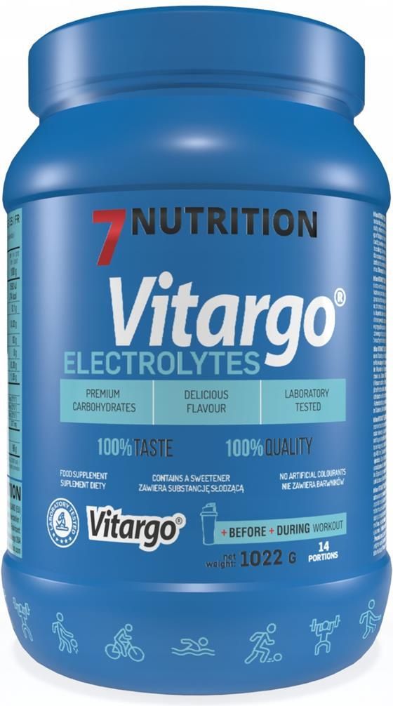 7Nutrition VITARGO Electrolytes 1022g - Lemon - Odżywka węglowodanowa ...
