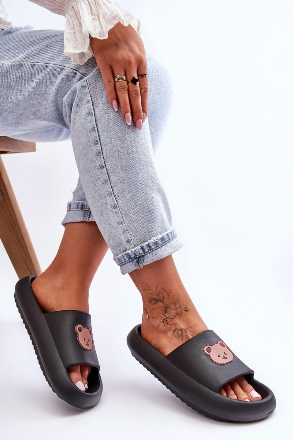 Sandał Klapki Model Lia BG-130 Black - Step in style - Ceny i opinie - Ceneo.pl