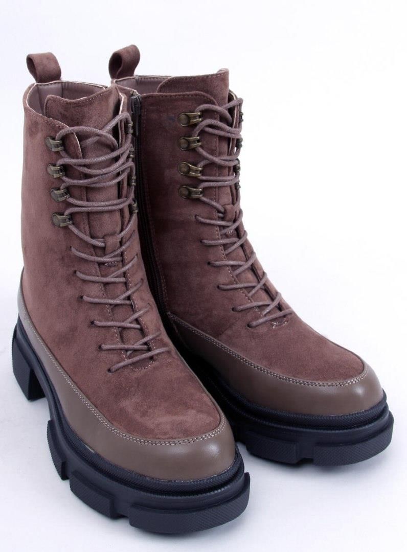 Botki sznurowane KINNEY KHAKI - Ceny i opinie - Ceneo.pl