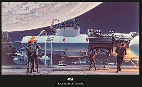 Komar Star Wars Classic Rmq Yavin Hangar 70X50 Cm Komar Obraz Ścienny ...