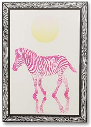 Goodnight Light Plakat Zebra Różowy Fluo A3 21X29 Druk Na Papierze 250 ...