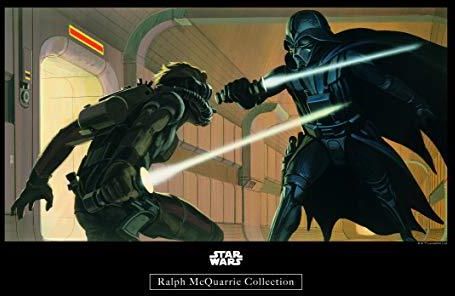 Komar Obraz Ścienny Star Wars Classic Rmq Vader Luke Hallway Pokój ...