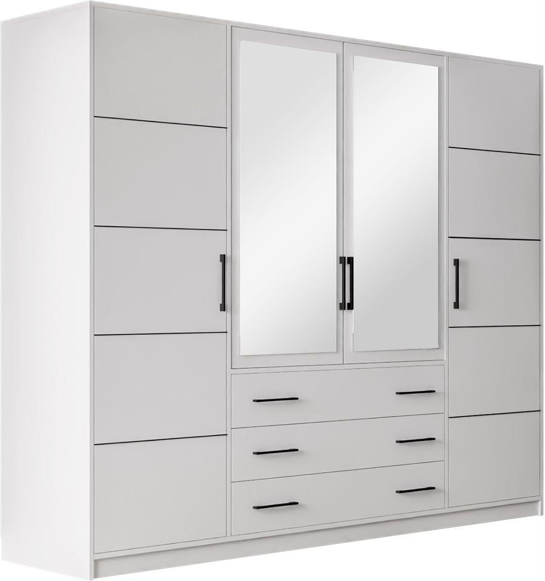 Mirjan Duża Szafa Do Sypialni Bali 240 Biała Garderoba Ce10C050-6977 ...