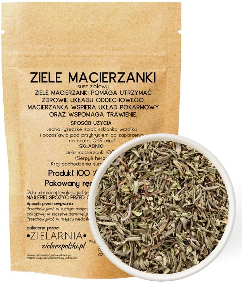 Persea Macierzanka Ziele 50G Zielarzpolski.Pl - Opinie i ceny na Ceneo.pl