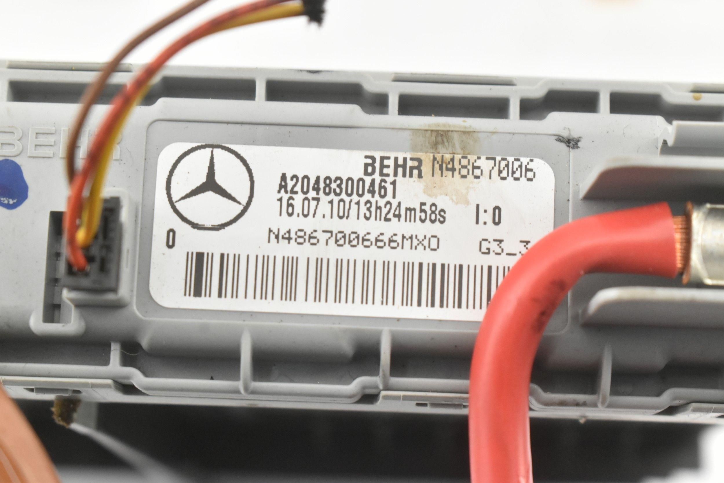 Mercedesbenz Oe Nagrzewnica Elektryczna A2048300461 Mercedes W212 ...