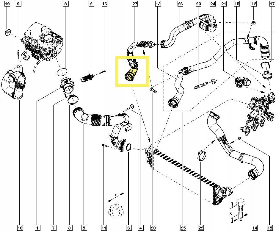 Proparts Krawczyk Rura Wąż Turbo Master Iii 23 Dci 144605995R - Opinie ...