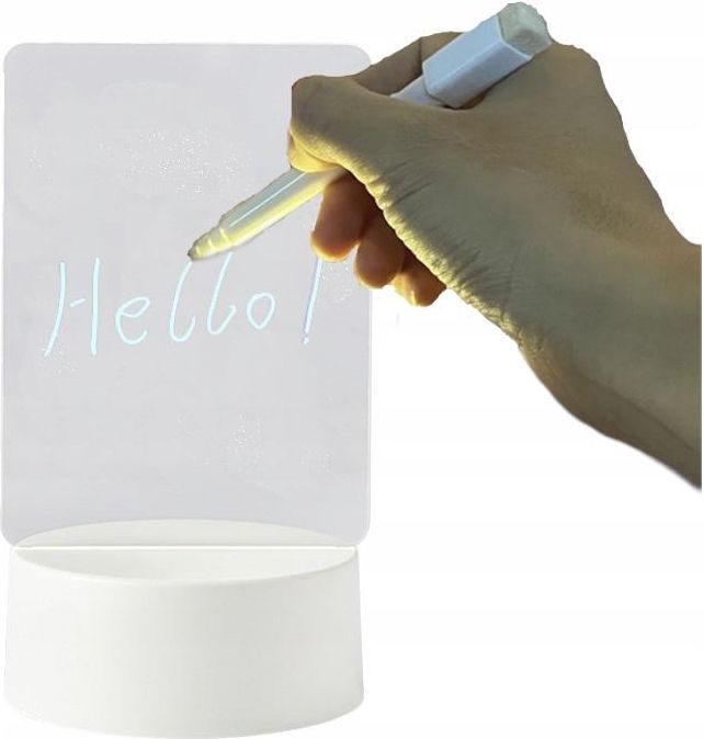 Lampka Nocna 3D Notatnik Do Pisania Tablica Led - Opinie i atrakcyjne ...