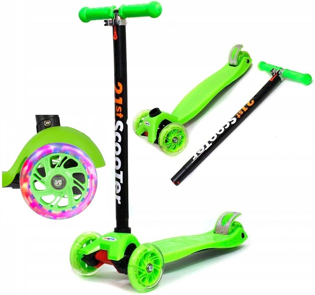 Scooter Hulajnoga Balansowa Trójkołowa Koła Led Do 60Kg - Ceny i opinie ...