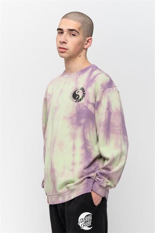 Bluza SANTA CRUZ - Scream Ying Yang Crew Trippy Cloud (TRIPPY CLOUD ...