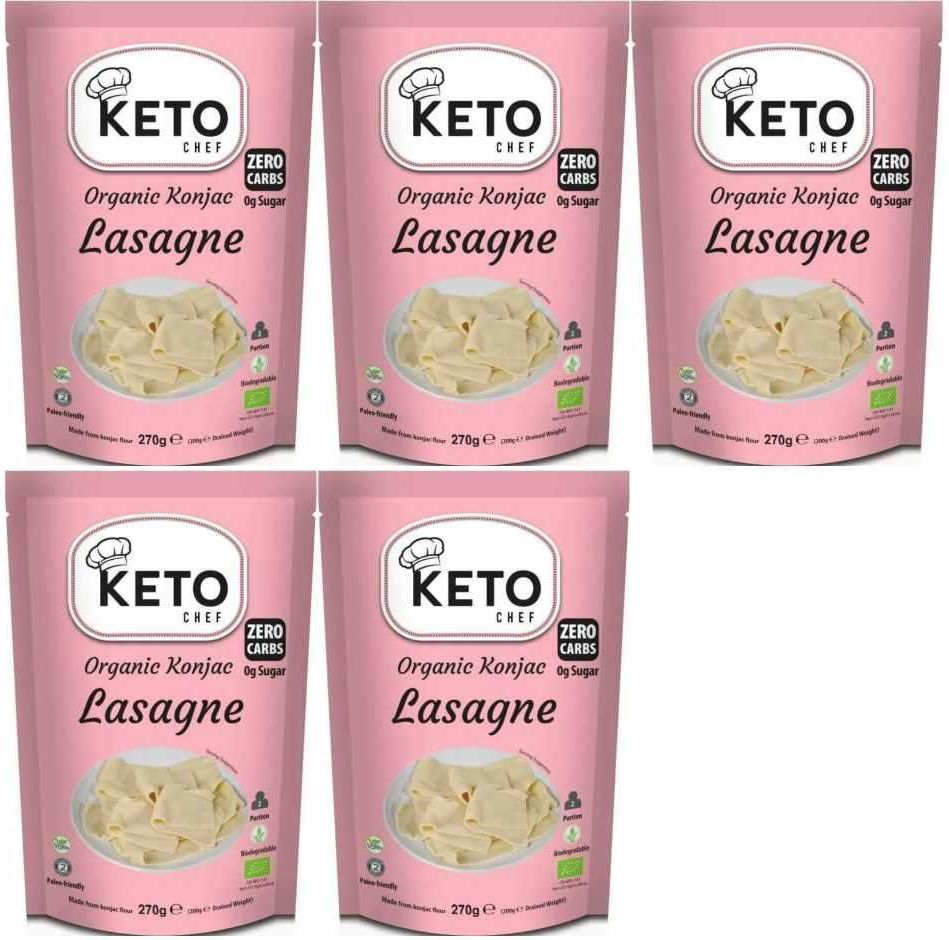 Calorie Watchers Keto Chef 5 X Makaron Keto Bio Konjac Typu Noodle ...