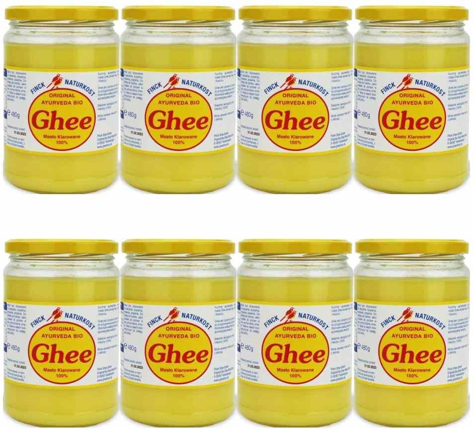 Naturkost Finck Ayurveda 8 X Masło Klarowane Ghee Bio 480g - Ceny i ...